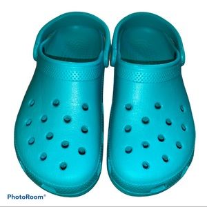 CROCS Shoes | Blue Crocs Worn A Little But Still Look New | Poshmark